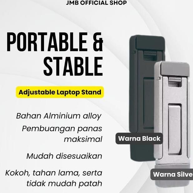 Jual Jmb 3 Level Adjustable Laptop Stand Keyboard Holder Bolster ...