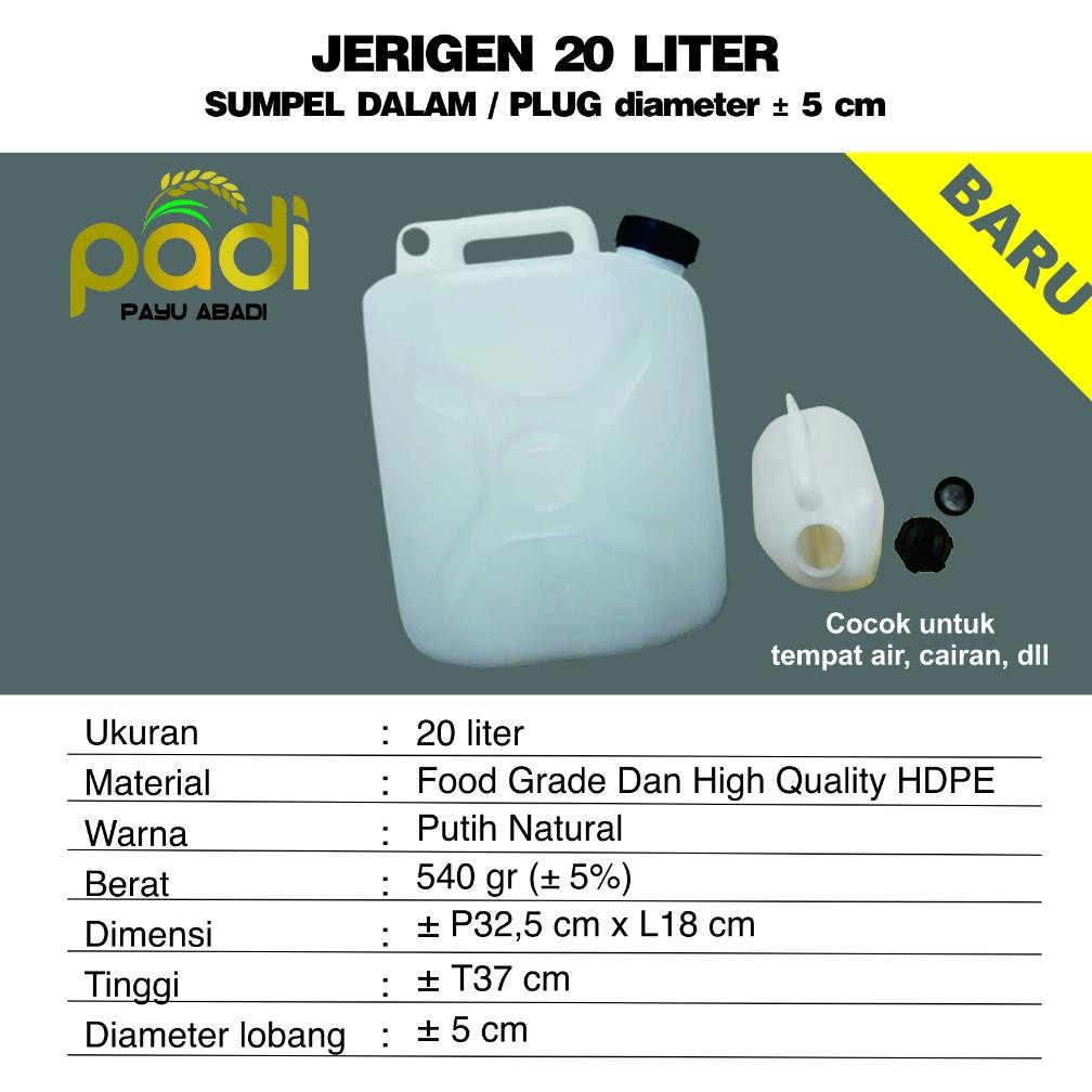 Jual HJK Jerigen 10 Liter | 20 Liter | 30 Liter Kondisi Baru | Cocok ...