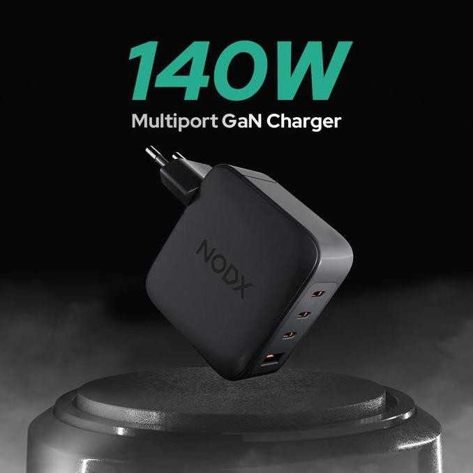 Jual Nodx Spark Prime 140W Gan Charger 4 Port Power Delivery (Pd ...