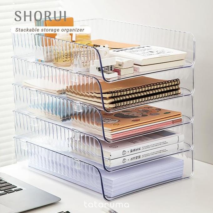 Jual SHORUI - Stackable Storage Organizer 2 Tumpuk Tempat Dokumen ...