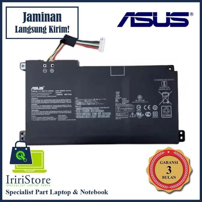 Jual Baterai Original Laptop Asus Vivobook 14 E410M E410Ma L410Ma E410 B31N1912 New Stok ...