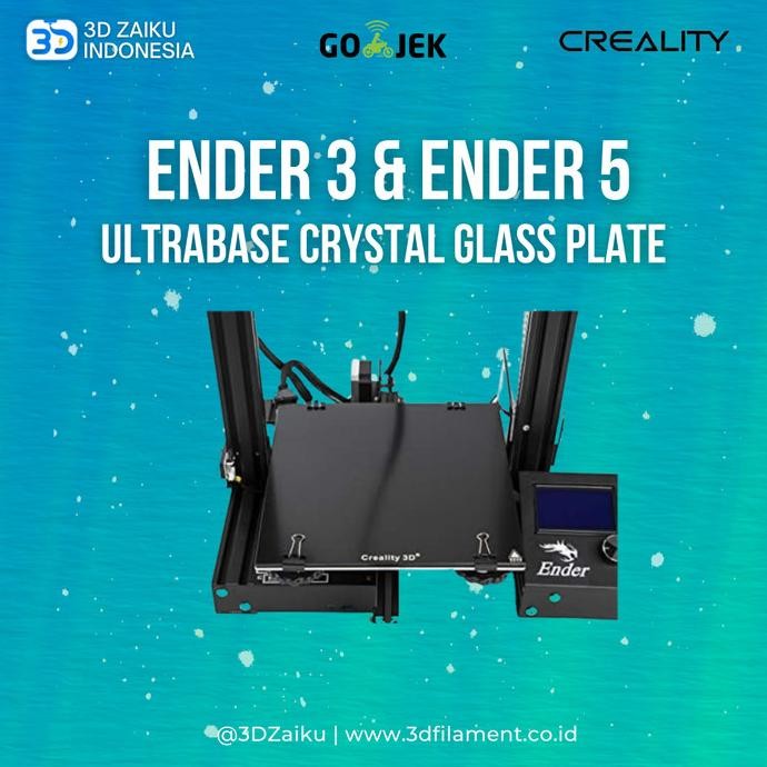 Jual Original Creality Ender 3 Dan Ender 5 3D Printer Ultrabase Crystal ...