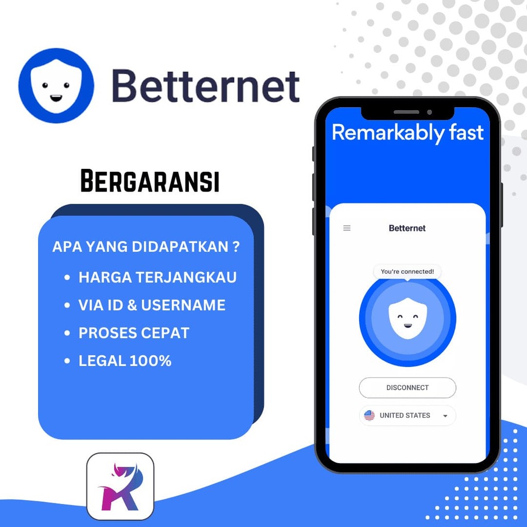 Jual Betternet Vpn Premium 1Thn Full Aktivasi | Support All Device ...