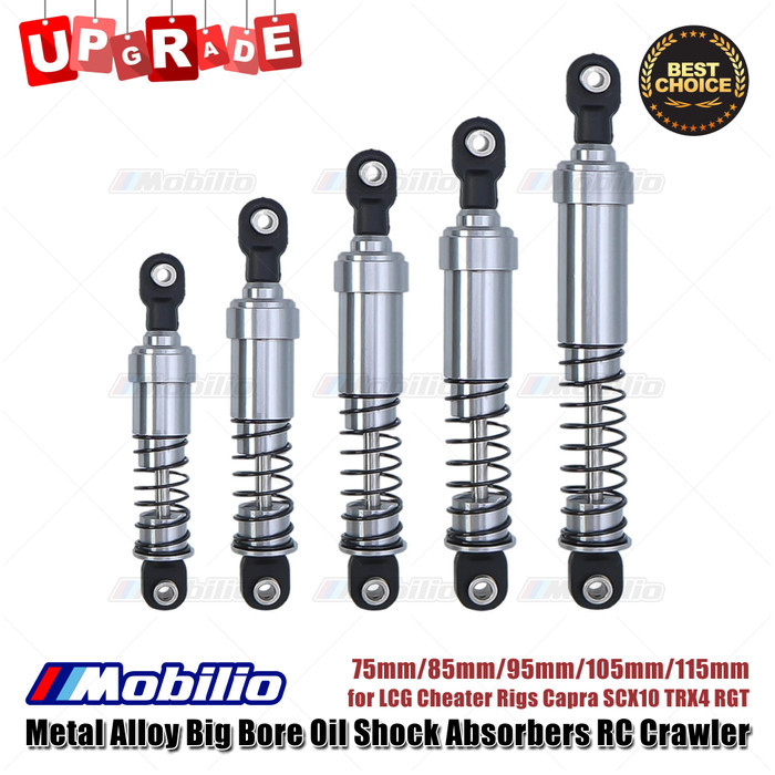 Jual Murah Metal Big Bore Oil Shock Absorbers 1/10 RC Crawler LCG ...