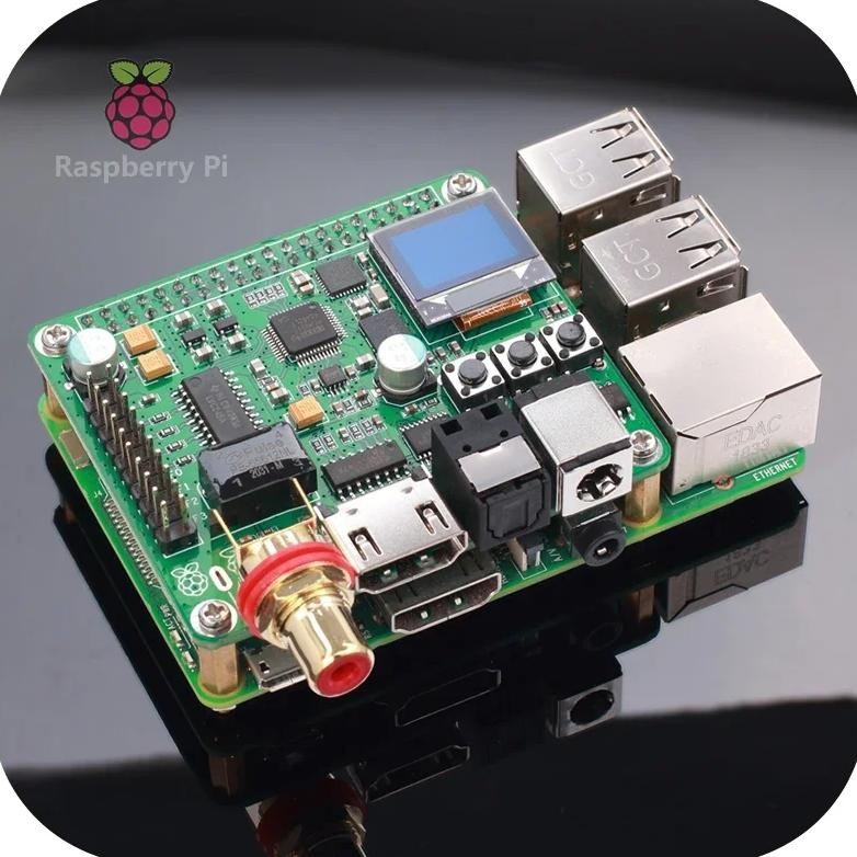 Jual Raspberry Pi Digital Audio Decoder Board HIFI Fever DAC Data Broadcast Support Coaxial ...