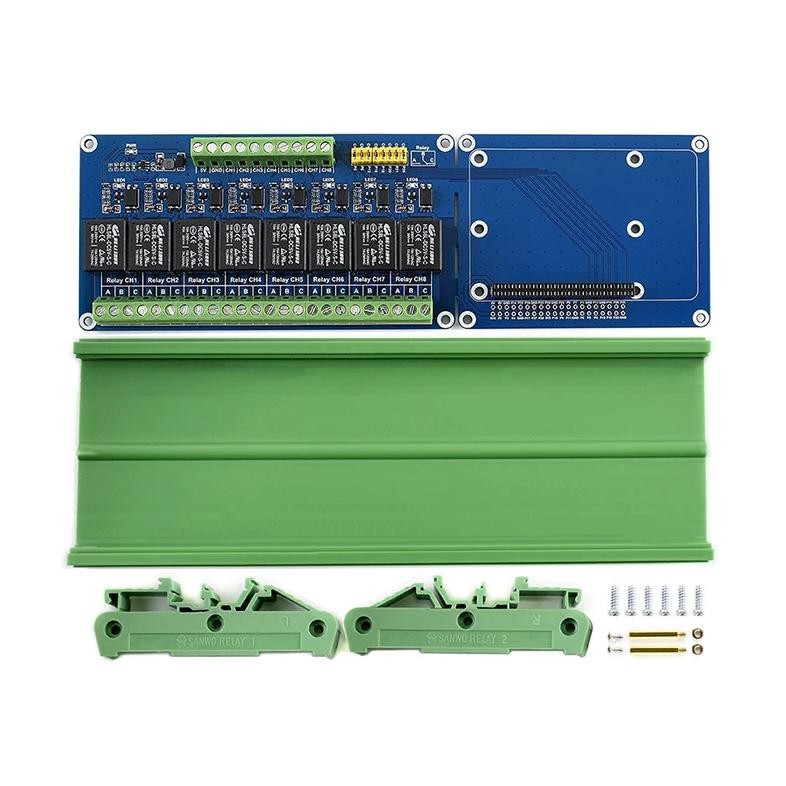 Jual Raspberry Pi 4 Model B 8-Channel Relay Expansion Board 40PIN GPIO ...