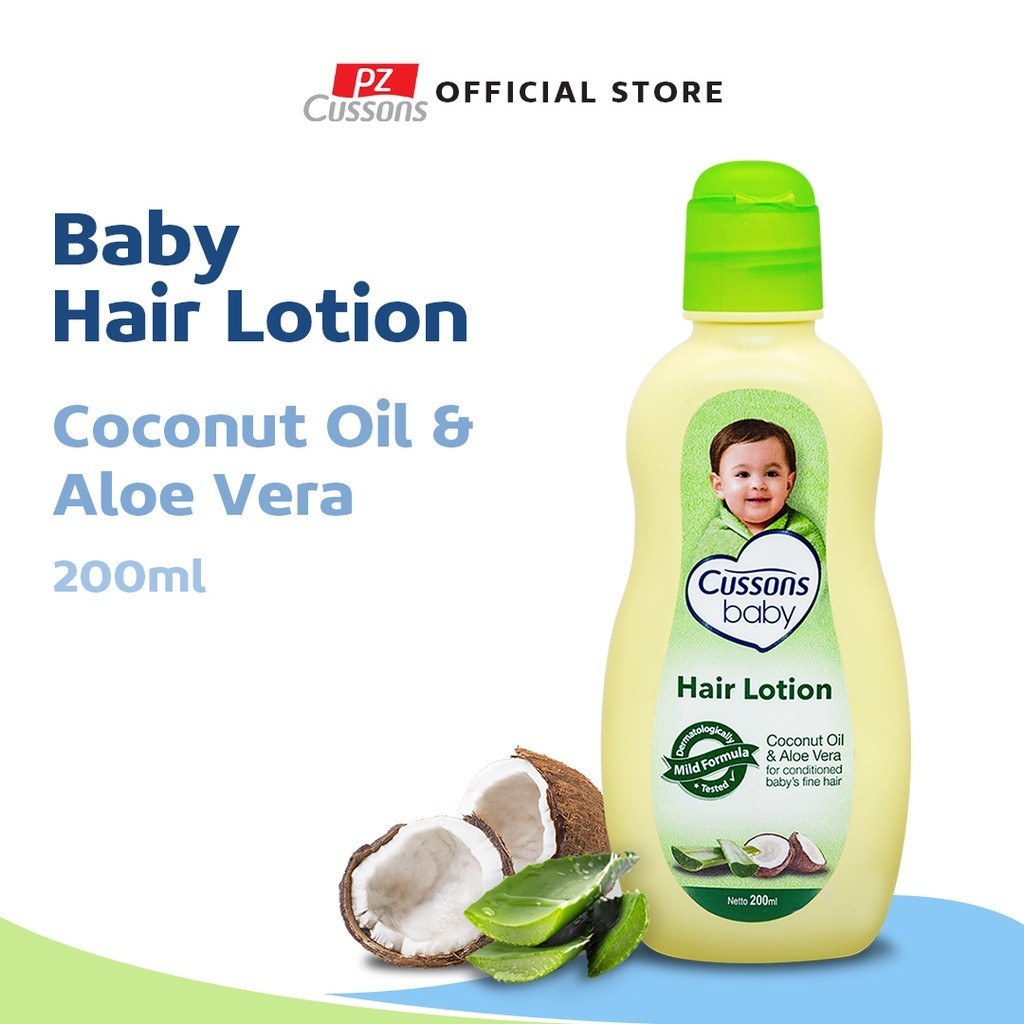 Jual Cussons Baby Hair Lotion Coconut Oil & Aloe Vera - Losion Rambut ...