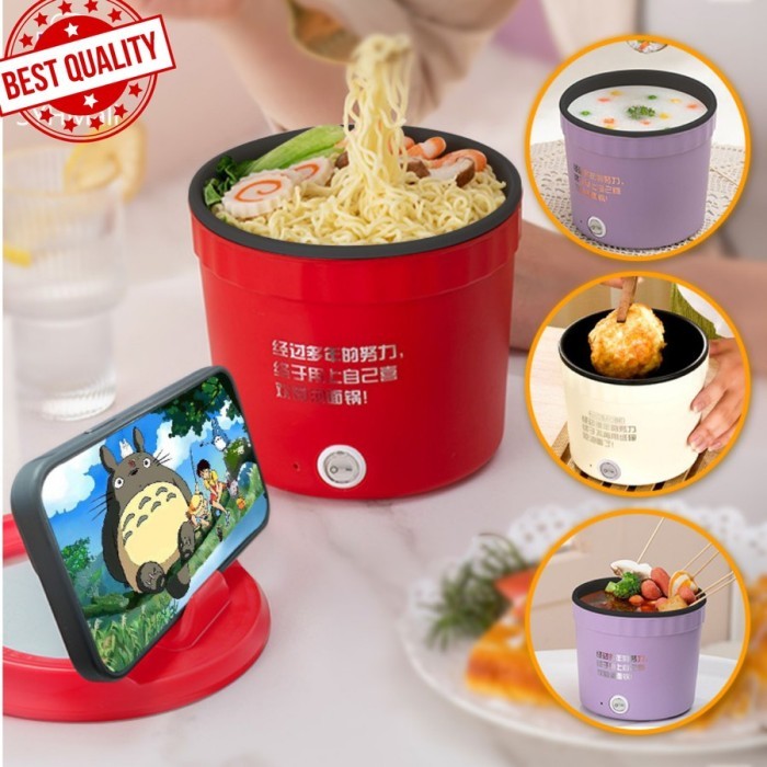 Jual Mini Rice Cooker Panci Listrik + dudukan Hp Panci Listrik 1,2L ...