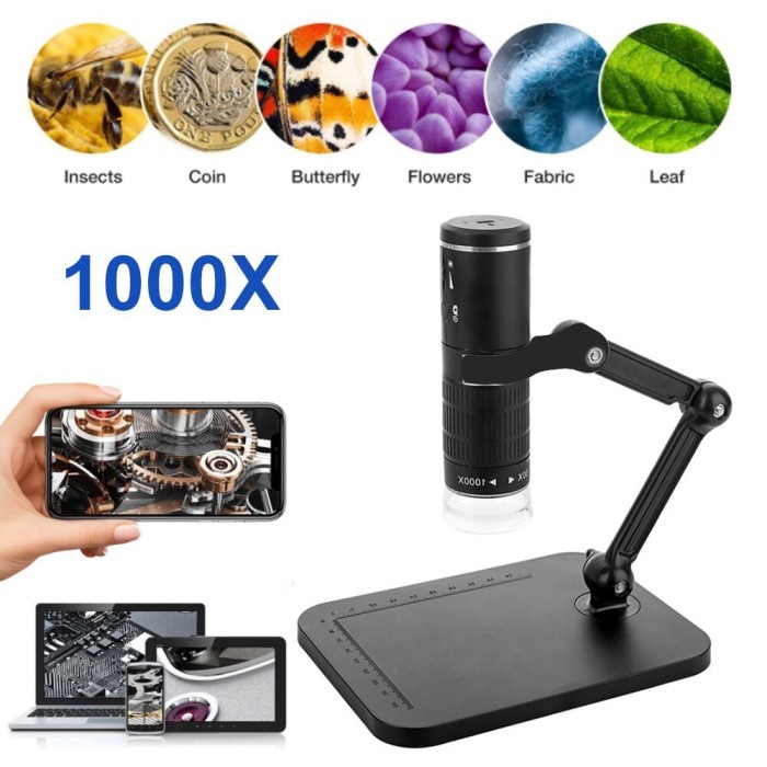 Jual Mikroskop Digital USB 1000X Magnification Android IOS HD ...