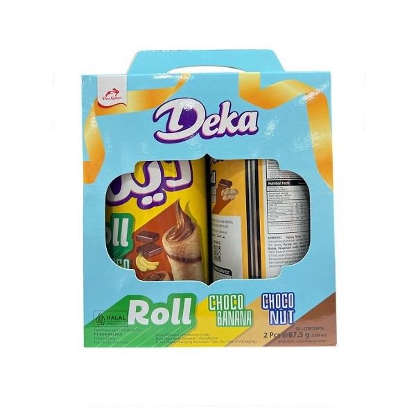 Jual DEKA WAFER ROLL MIX TIN GIFT BOX 175 GR | Shopee Indonesia