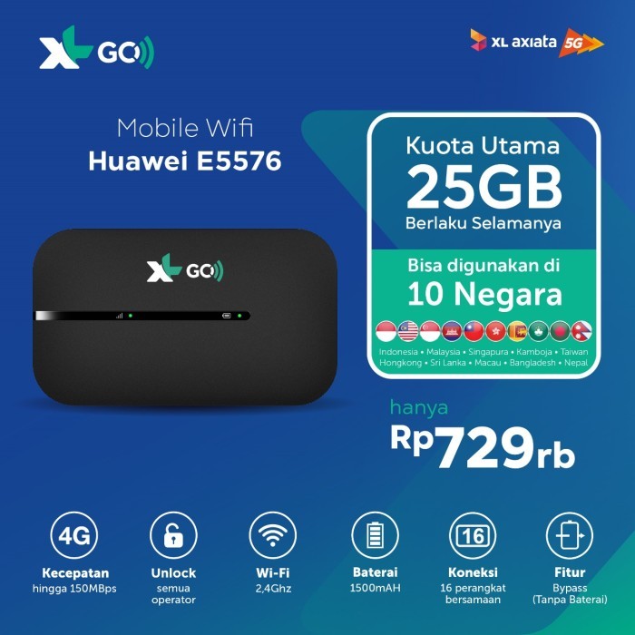 Jual Mifi Router Huawei E5573 Speed 4G Lte Mobile Wifi Hotspot (Unlock ...