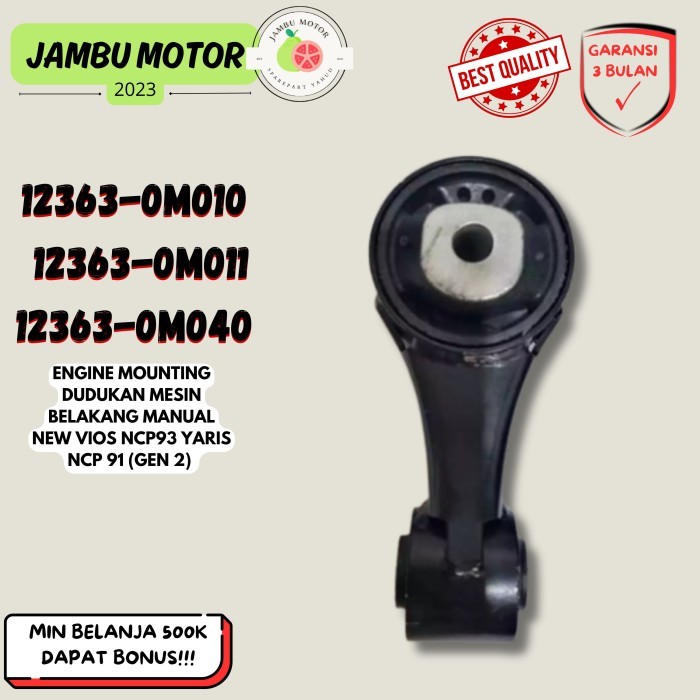 Jual ENGINE MOUNTING DUDUKAN MESIN BELAKANG MANUAL NEW VIOS NCP93 YARIS ...