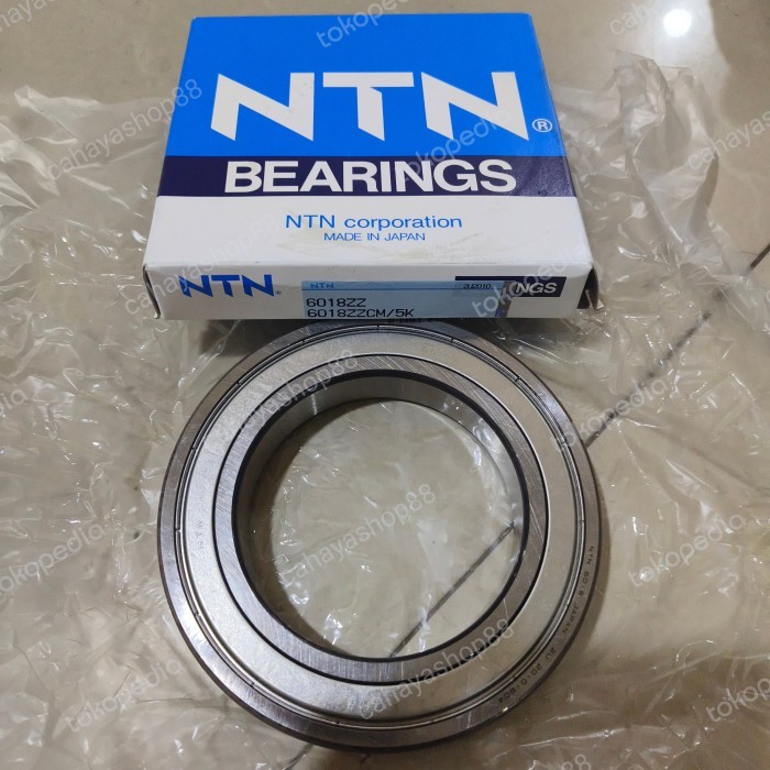 Jual Bearing 6018 Zz ( Tutup Besi ) Merk Ntn Jepang Asli | Shopee Indonesia