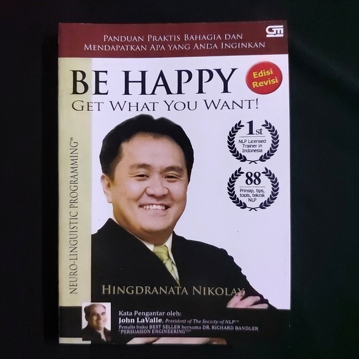 Jual BUKU NLP BE HAPPY GET WHAT YOU WANT! HINGDRANATA NIKOLAY | Shopee Indonesia