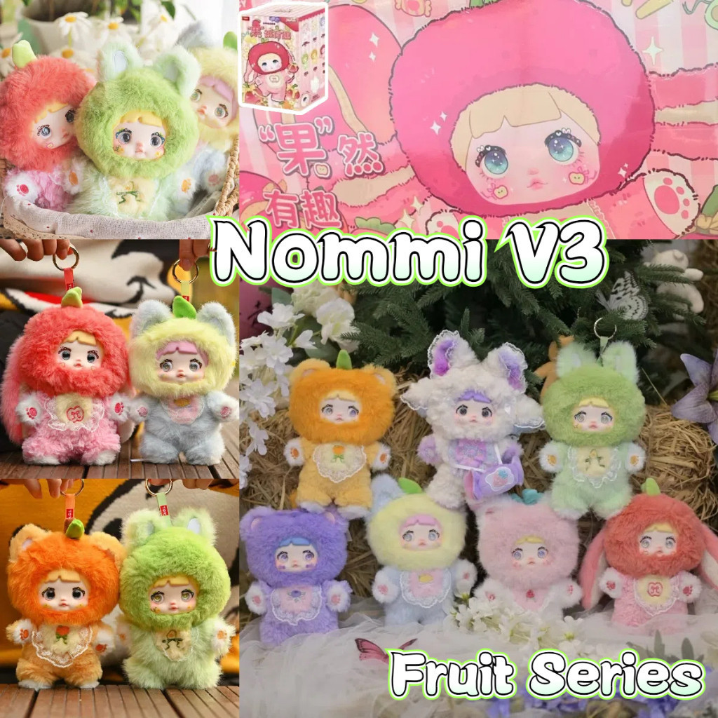 Jual nommi v3 Fruit Series nommi blind box nommi plush nommi doll ...