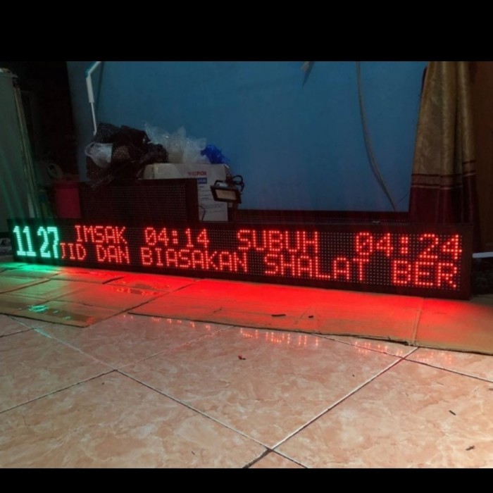 Jual Jam Sholat Digital Masjid Jws005 Bergaransi | Shopee Indonesia