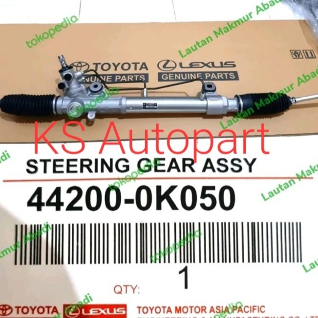 Jual RACK STEERING/POWER STEERING RACK ASSY INNOVA 2005-2014 ORIGINAL ...