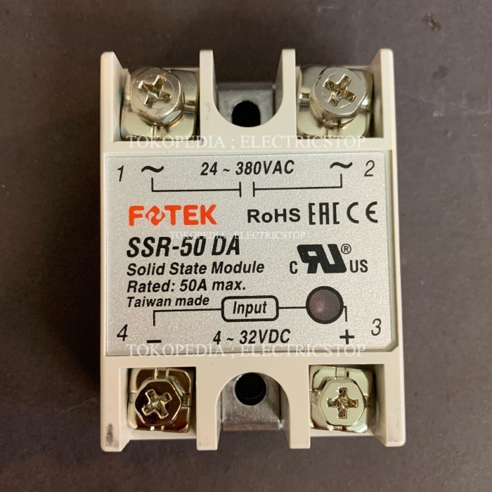 Jual Fotek Ssr-50-Da Ssr 50 Da Ssr50Da Original Taiwan | Shopee Indonesia
