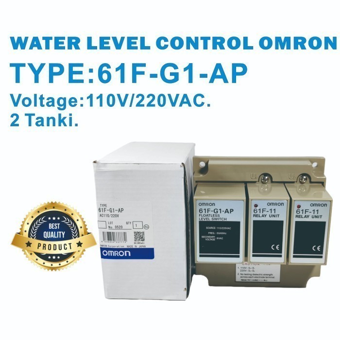 Jual Floatless Level Switch Water Level Control Wlc 2 Tanki 61F-G1-Ap Omron | Shopee Indonesia