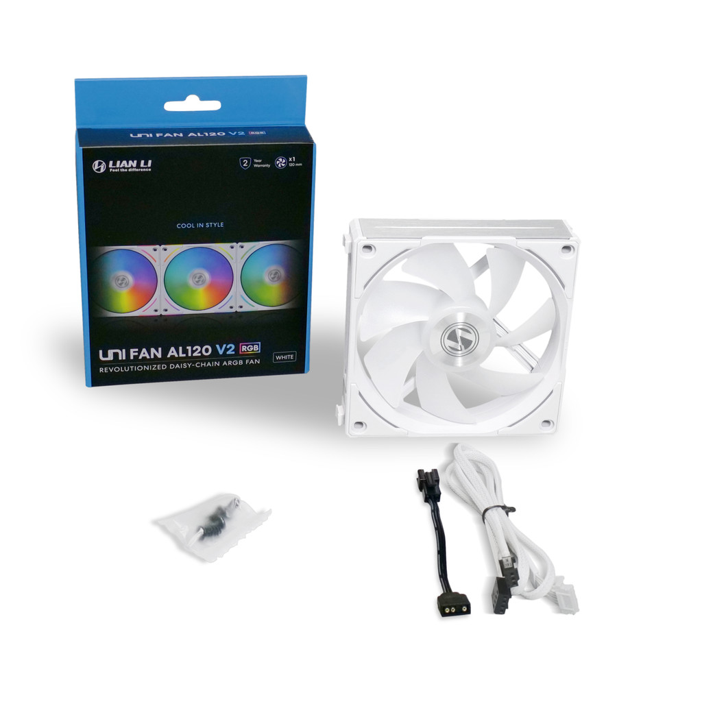 Jual ADTNETWORK Lian-Li UNI FAN AL120 V2 Single Pack White | Shopee ...