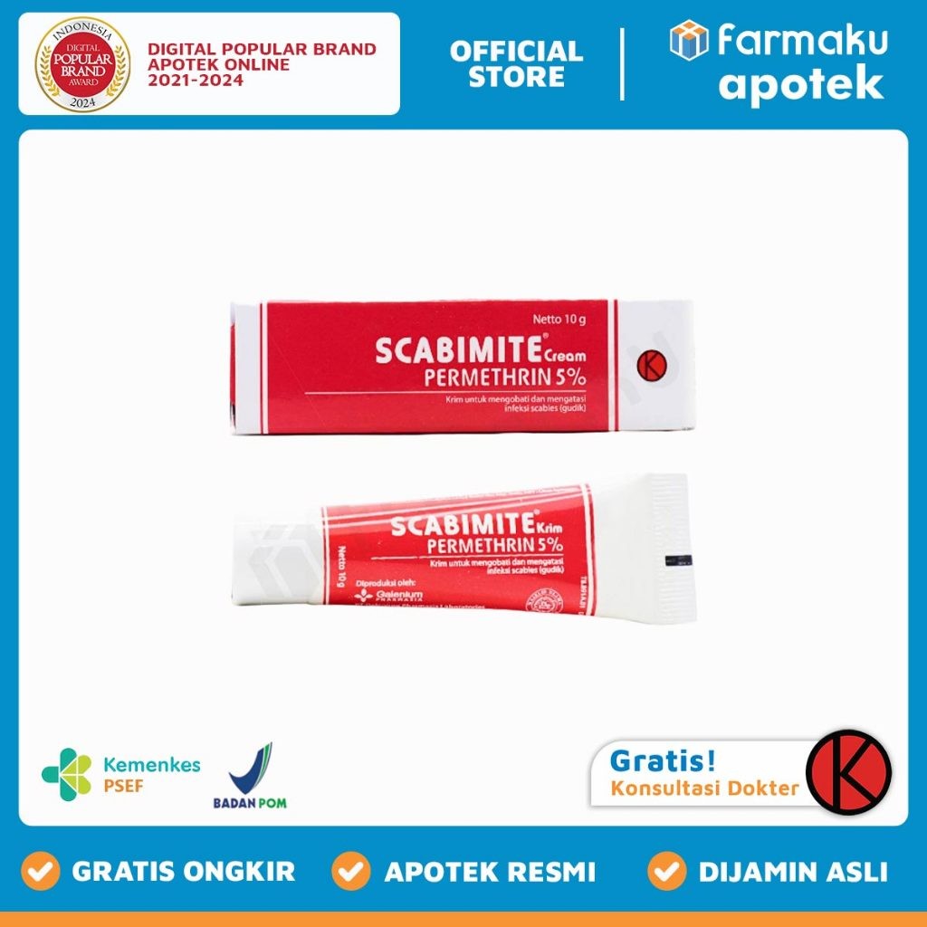 Jual Scabimite Cream 10 gr - BIN | Shopee Indonesia