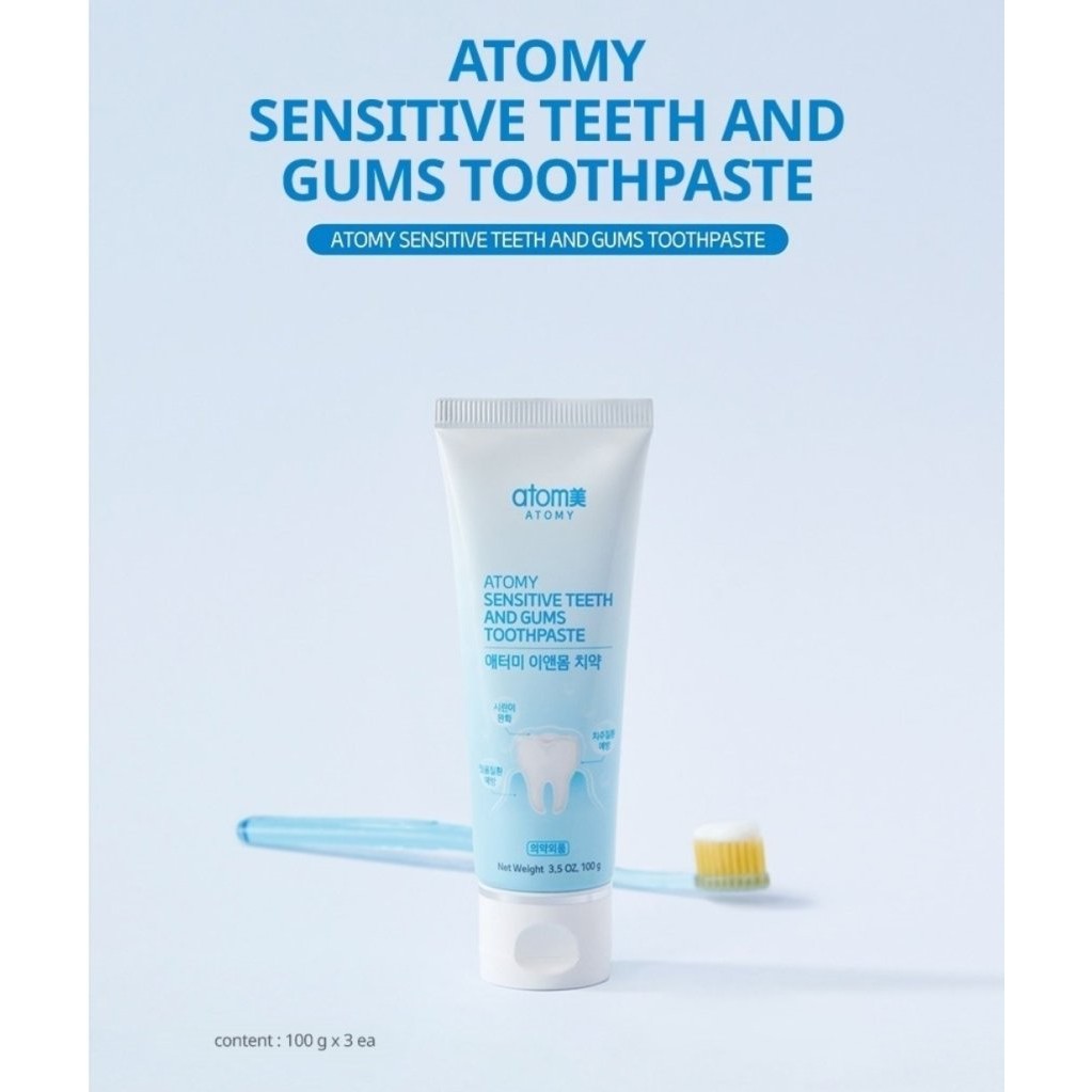 Jual Atomy Sensitive Teeth & Gums Toothpaste Odol (1 tube x 100gr ...