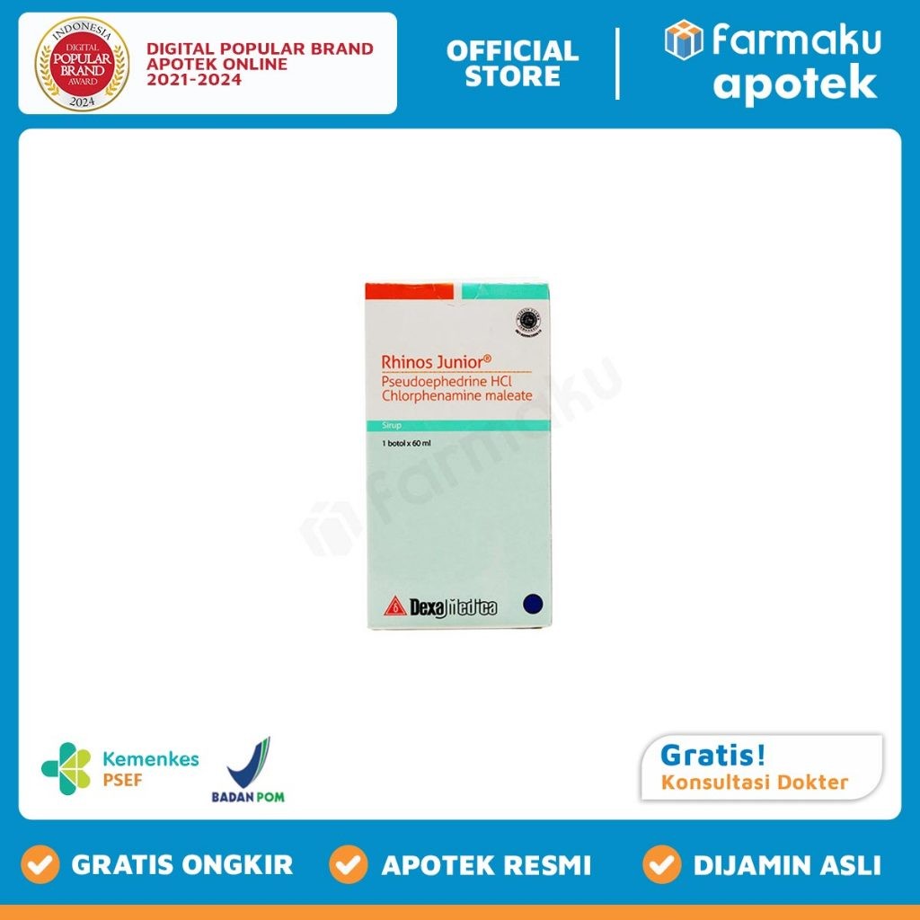 Jual Rhinos Junior Syrup 60 ml - TMG | Shopee Indonesia