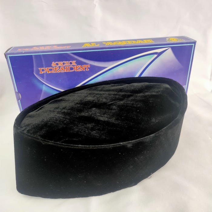 Jual Peci Hitam Polos Songkok hitam Polos Peci Hitam Pembina Pramuka ...