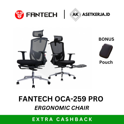 Jual Fantech Oca259 Oca-259 Office Chair Kursi Kantor Ergonomis ...