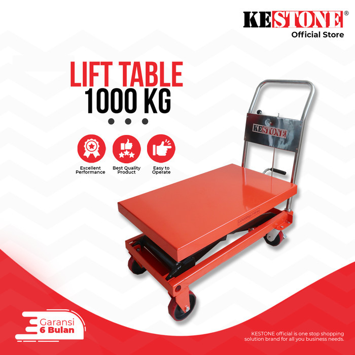 Jual Hand Lift Table 1000 Kg - Table Lift Truck Manual | Shopee Indonesia