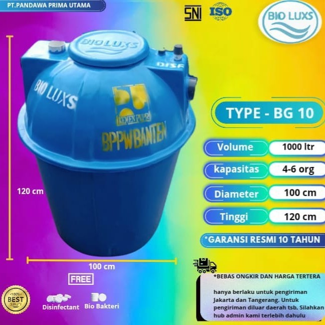 Jual Septic Tank Bio, Biotech, Biofil, Septictank Bioluxs 1000 Liter ...