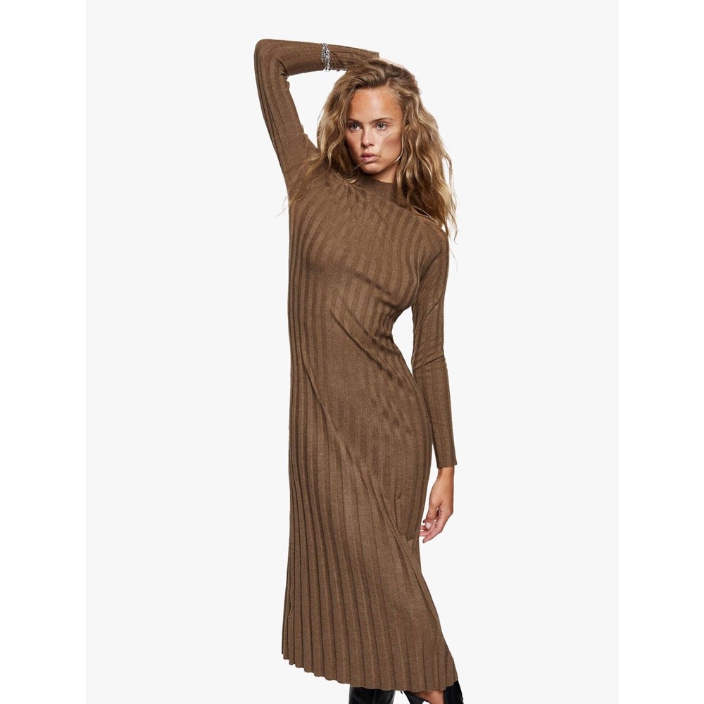 Jual MANGO - DRESSES FLURRY - TOFFEE - XS | Shopee Indonesia