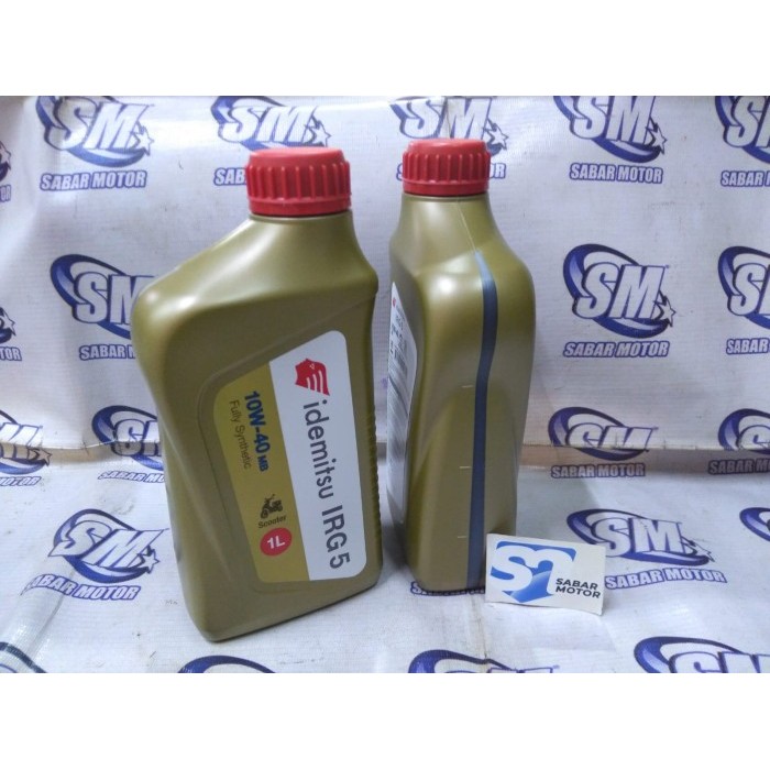 Jual Oli Idemitsu IRG 5 10W-40 MB Fully Synthetic 1L | Shopee Indonesia