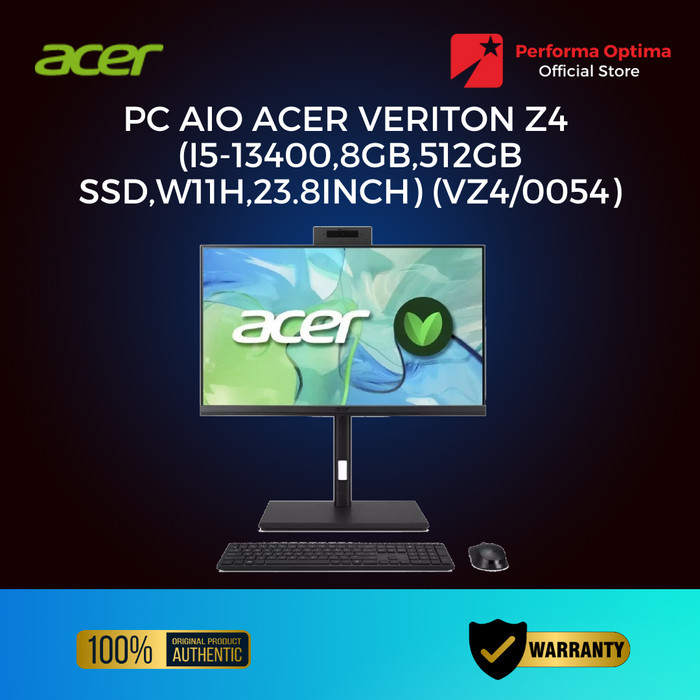 Jual Desktop All In One ACER VERITON Z4 VZ4/0054 (I5-13400,8GB,512GB ...