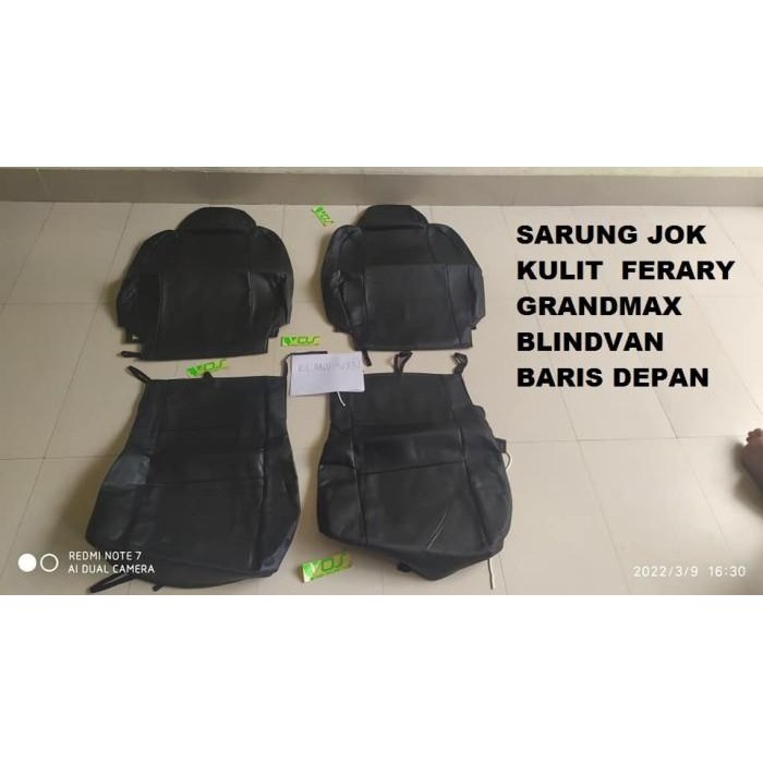 Jual SARUNG JOK KULIT FERARY GRANDMAX BLINDVAN BARIS DEPAN | Shopee ...