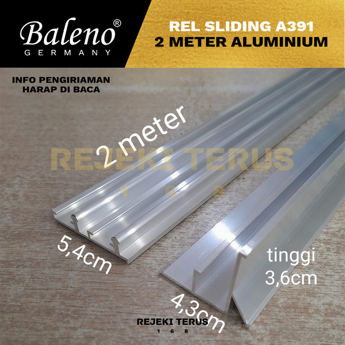 Jual Rel Sliding A391 2 Meter / Pintu Lemari Yiming Geser Aluminium Gantung Termurah | Shopee ...