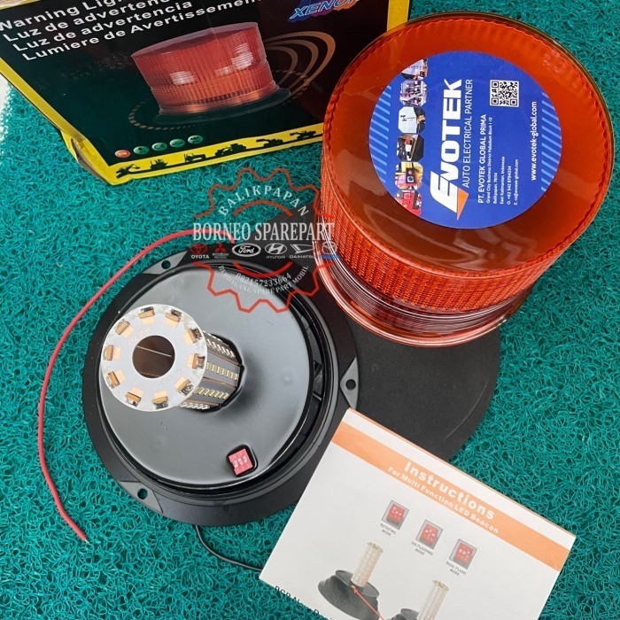 Jual ~@~@~@~@] WL27 LED DC12-48V ROTARY BEACON STROBO WARNING LIGHT ...