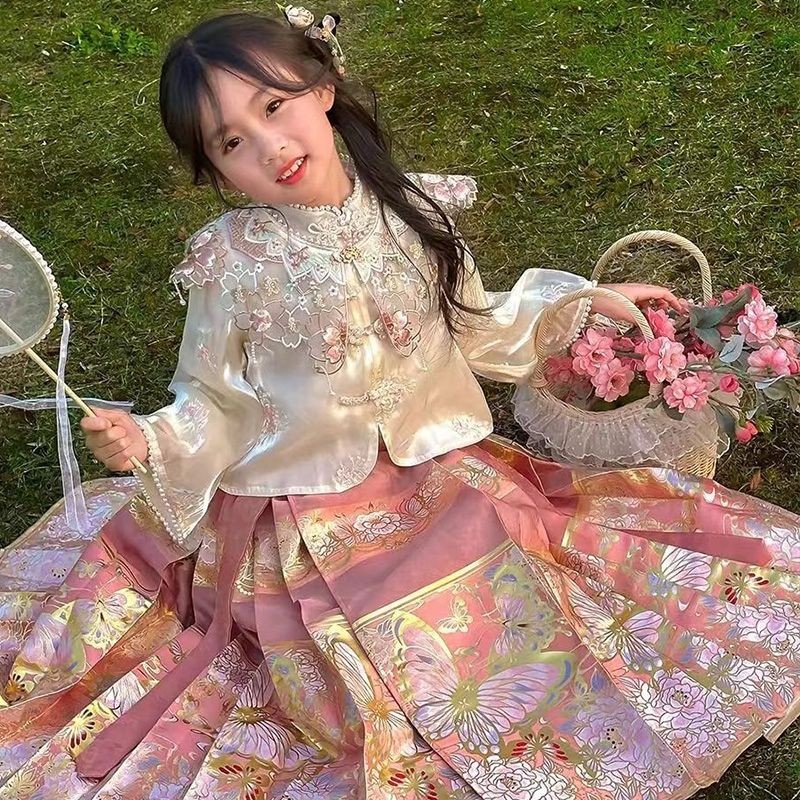 Jual Rok Mamian Hanfu Tradisional Cina untuk Gadis#Set Gaun Gaya ...