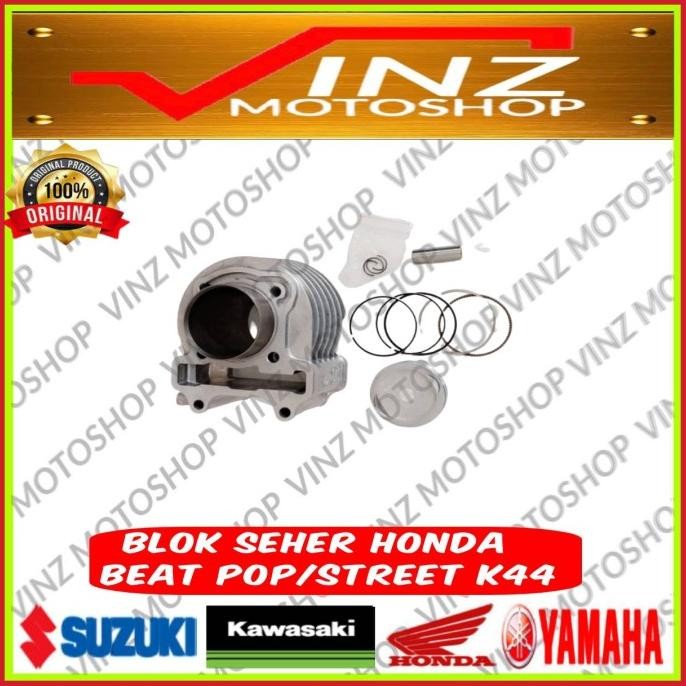 Jual Blok Seher Assy Set Boring Motor Honda Beat Pop/Beat Street Eco ...