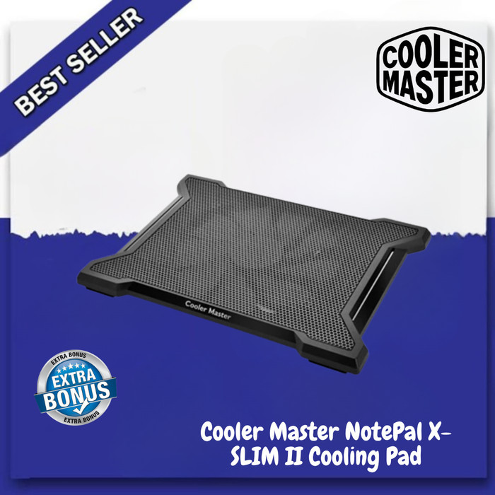 Jual Cooler Master NotePal X-SLIM II Cooling Pad - CLM-R9-NBC-XS2K-GP ...