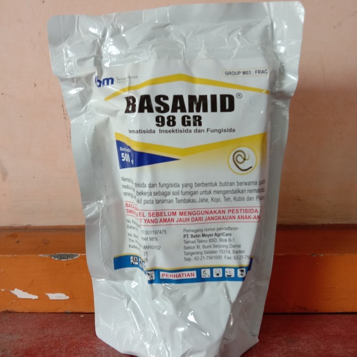 Jual ASLI NEMATISIDAINSEKTISIDAFUNGISIDA BASAMID 98GR 500GR ...