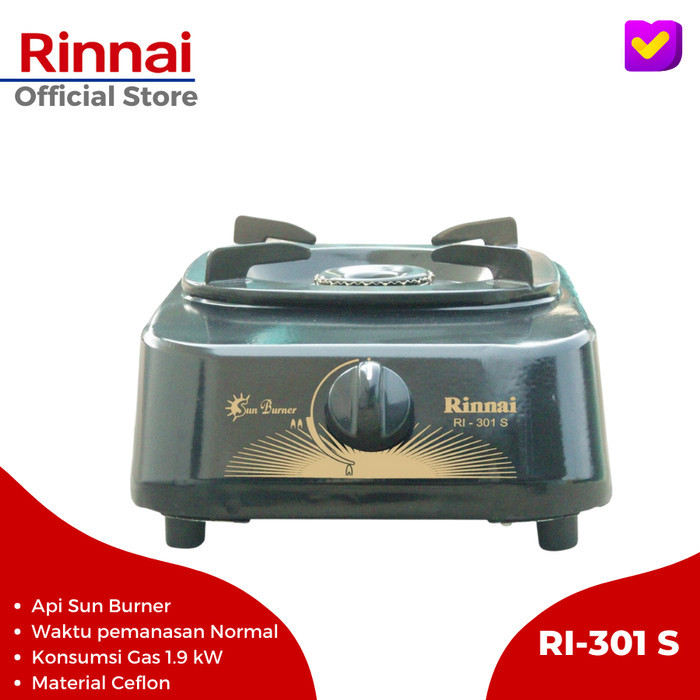 Jual Rinnai Kompor 1 Tungku Ri-301 S | Shopee Indonesia