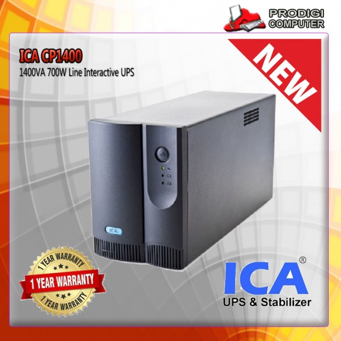 Jual UPS ICA CP1400 CP 1400 1400VA 700W Unit Baru / Segel - Garansi Resmi | Shopee Indonesia