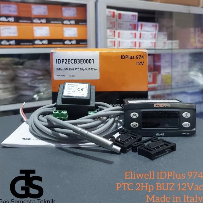 Jual Digital Thermostat Eliwell Idplus 974 12Vac | Eliwell 974 12V | Shopee Indonesia