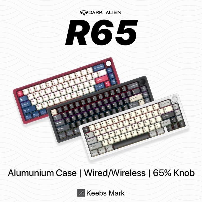 Jual DARK ALIEN R65 WIRED / WIRELESS TRI MODE RGB 65% LAYOUT MECHANICAL ...
