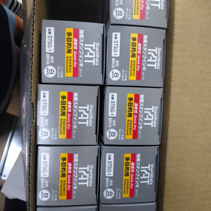 Jual JUAL SHACHIHATA TAT INK STSG 55ML BLACK/WHITE | Shopee Indonesia