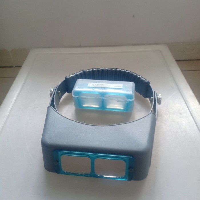 Jual HEAD BAND BINOCULAR MAGNIFIER OPTIVISOR LOUPE 4 LENSA VISOR ...