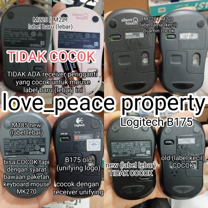 Jual Receiver Nano Mouse Keyboard Logitech Unifying Combo Single