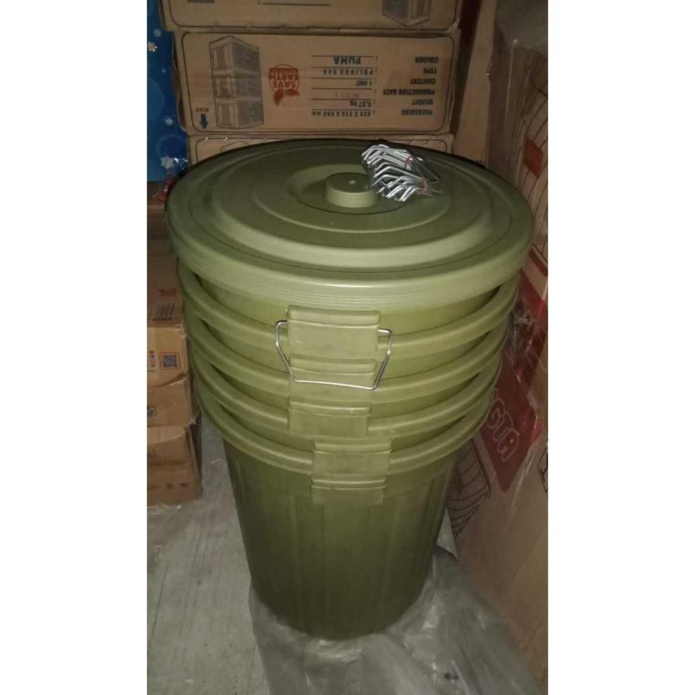 Jual Ember Air Plastik ada TUTUP JUMBO BESAR TEBAL Gagang Kawat Besi 80 ...