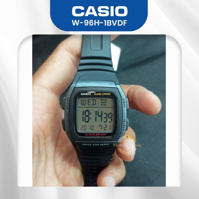 Jual Casio General W-96H-1Bvdf/W96H1Bvdf/W-96H | Shopee Indonesia